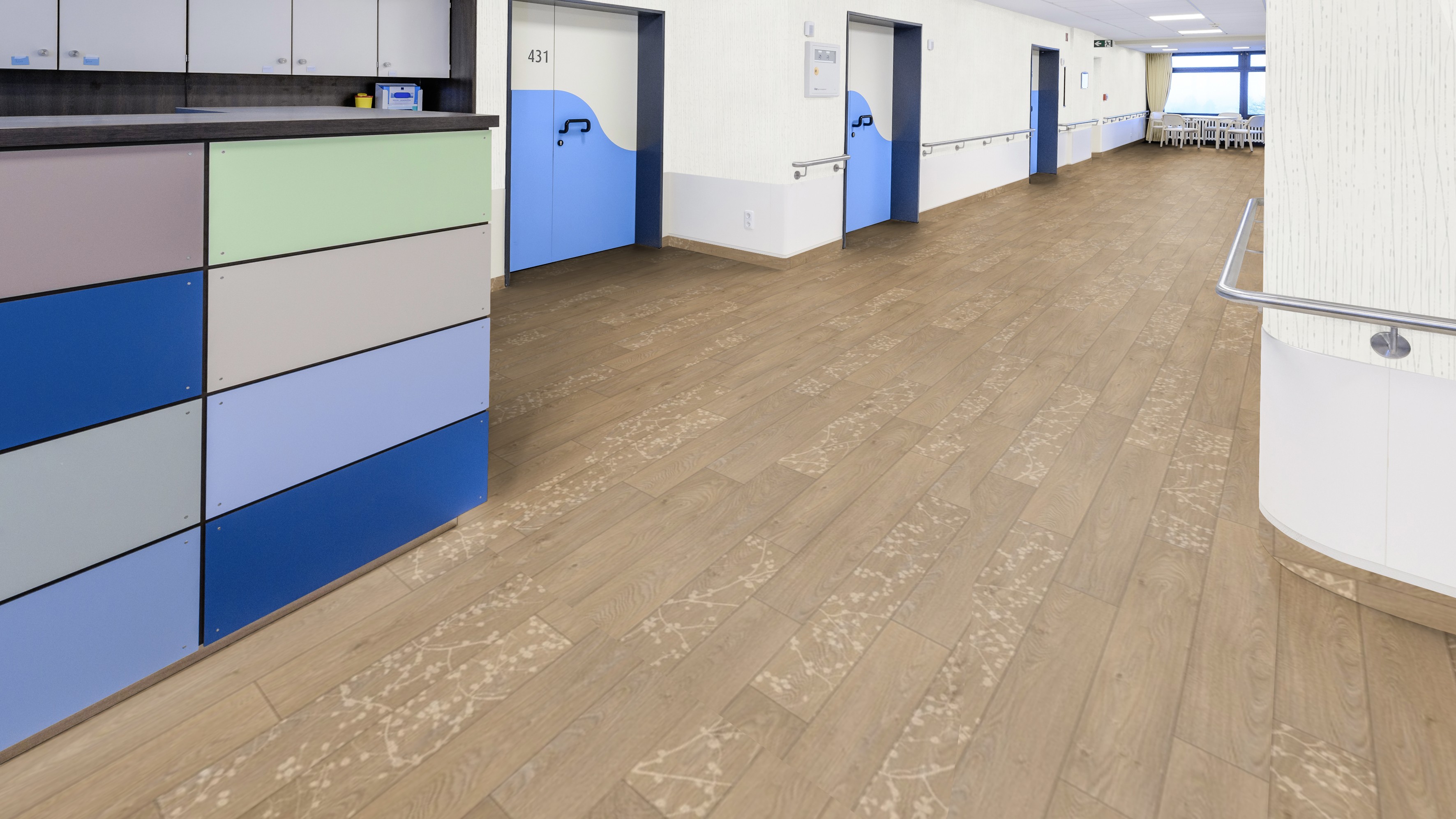 PVC äriruumi Gerflor Taralay Impression Compact 1100 Habana 3D Blossom ...